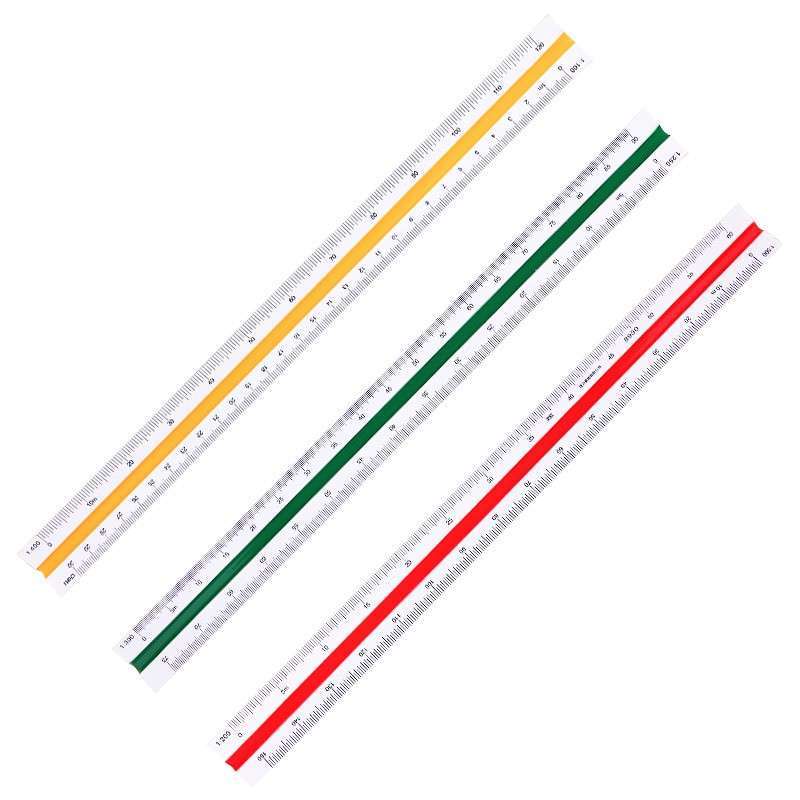 Jual Penggaris Skala Untuk Insinyur atau Arsitek - Triangular Scale ...