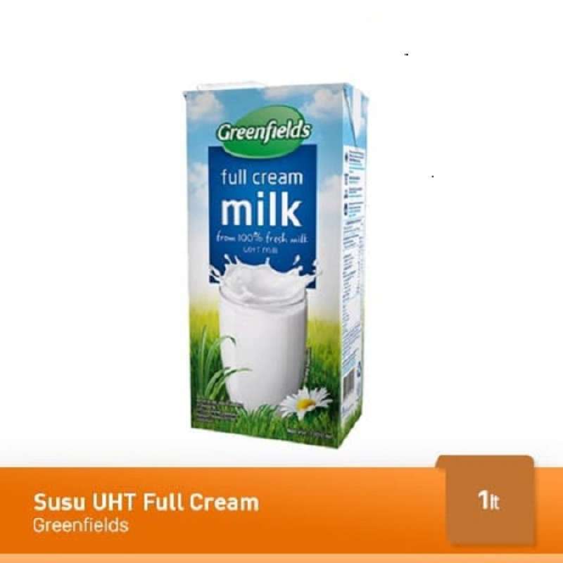 Jual Greenfields Uht Full Cream 1000 Ml | Susu Uht Greenfield Full ...