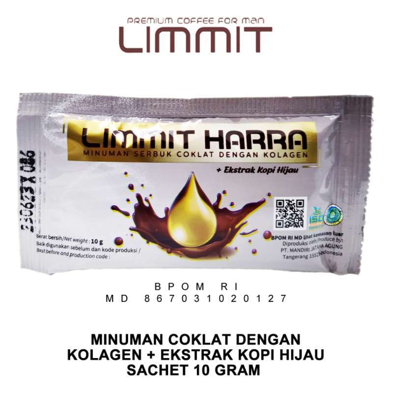 Jual LIMMIT LIMIT HARRA MINUMAN SERBUK COKLAT DENGAN KOLAGEN KOPI HIJAU ...