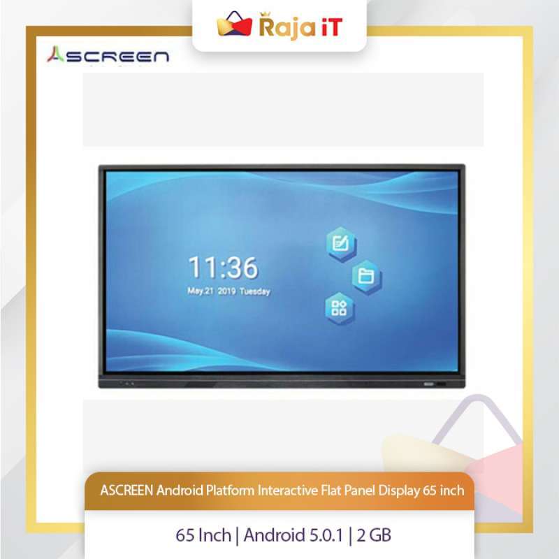 Jual Ascreen Android Platform Interactive Flat Panel Display 65 Inch Di ...