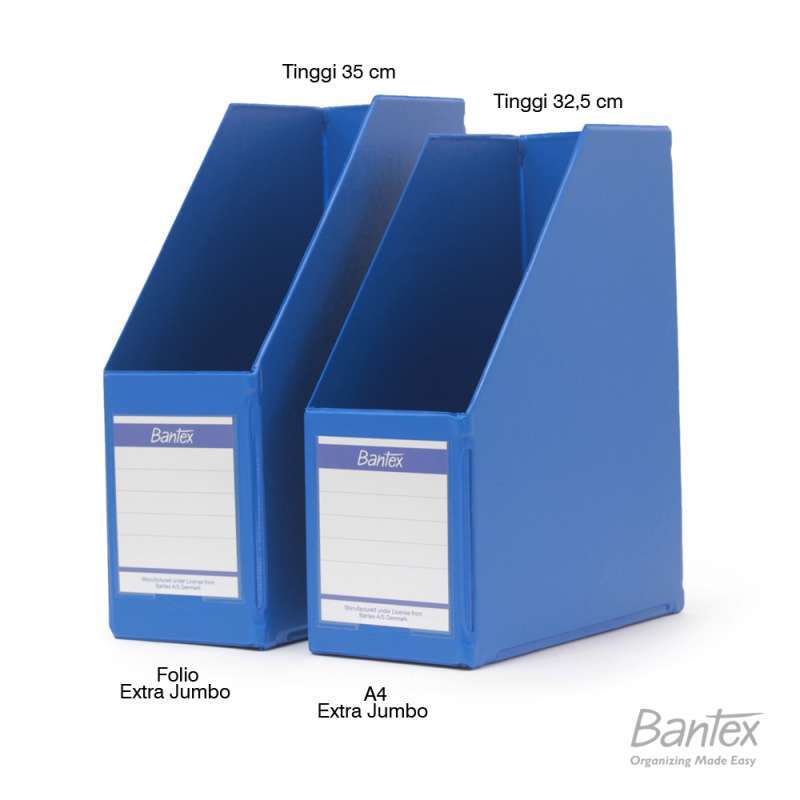Jual Bantex Box File Magazine File Extra Jumbo A4 Blue #4022 01 Di ...