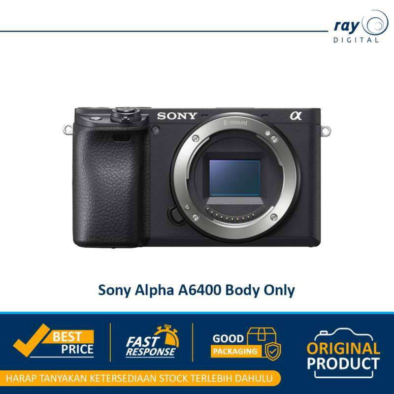 Promo Sony Alpha A6400 Body Only Mirrorless Camera Diskon 15% Di Seller Sentra Digital Jogja ...