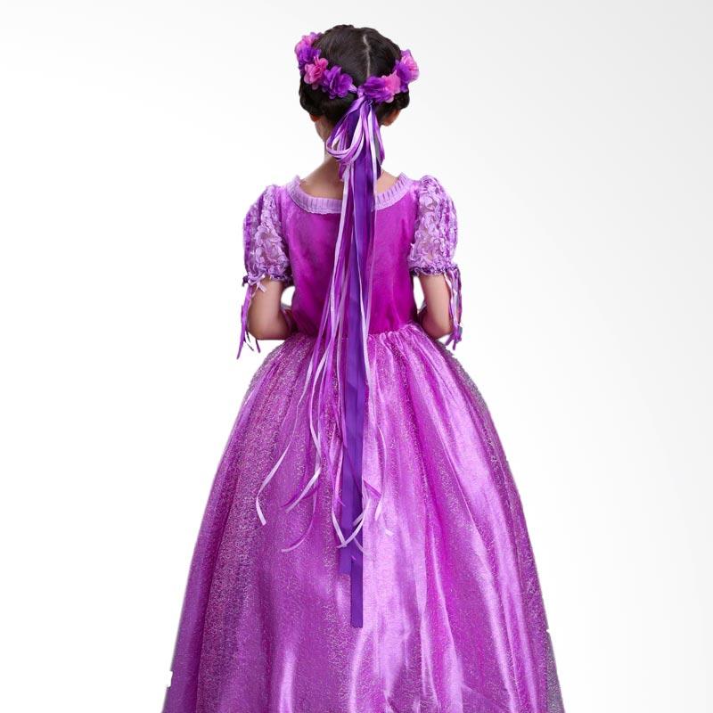 Jual Disney Baju Kostum Princess Rapunzel Dress Anak/ Gaun Pesta Anak ...