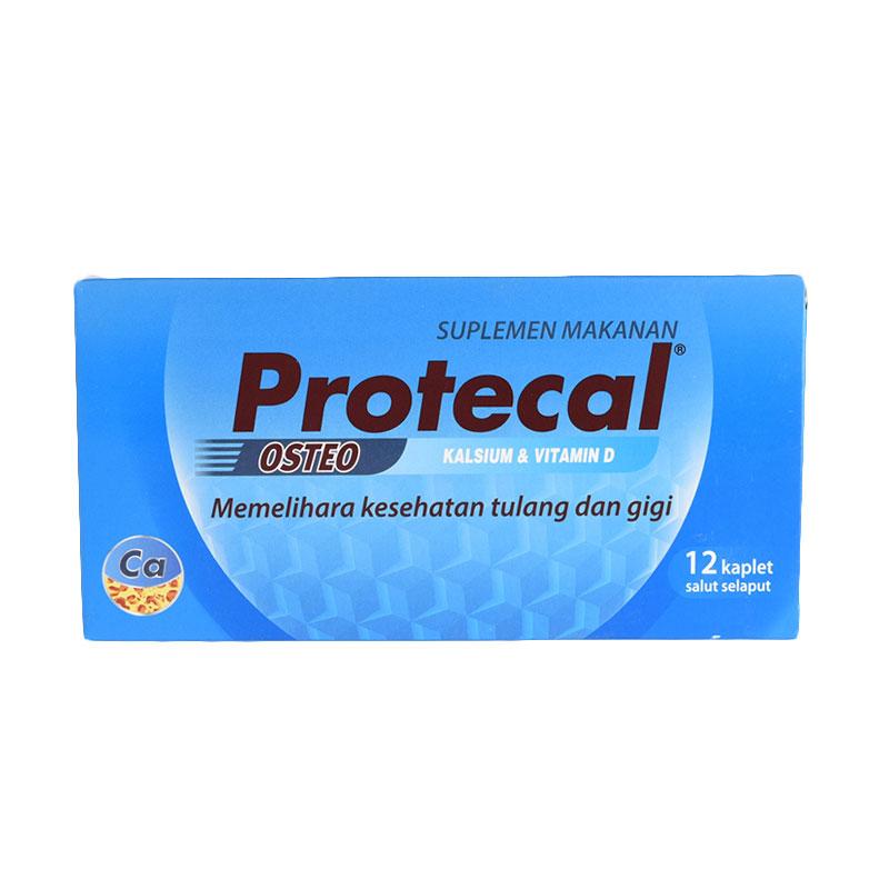 Jual Protecal Osteo Kalsium + Vitamin D Obat Kesehatan [12 Kaplet] di ...