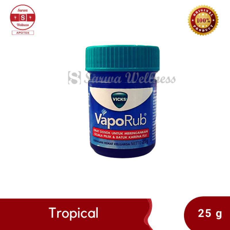 Jual Vicks Vaporub Obat Gosok [25 g] di Seller Apotek Sarwa Wellness ...