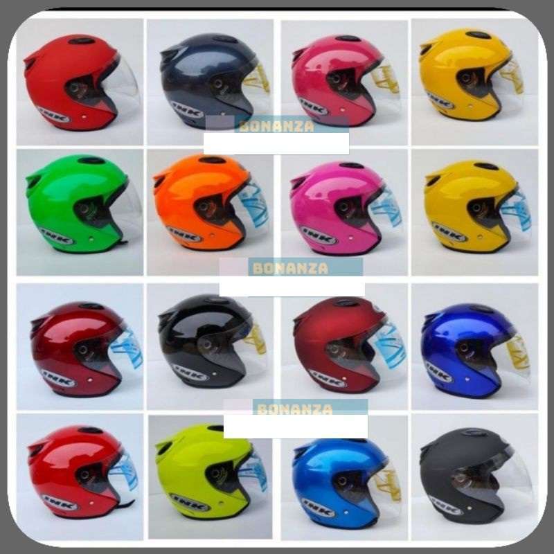 Jual Helm INK Centro Solid Polos Stiker Model Tipe SNI Dot - Black M di ...