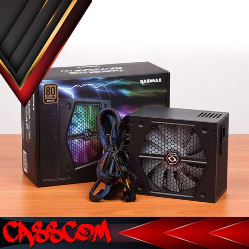 Jual PSU Raidmax RX 535AP-R Thunder RGB 535W 80 Plus BRONZE Power ...