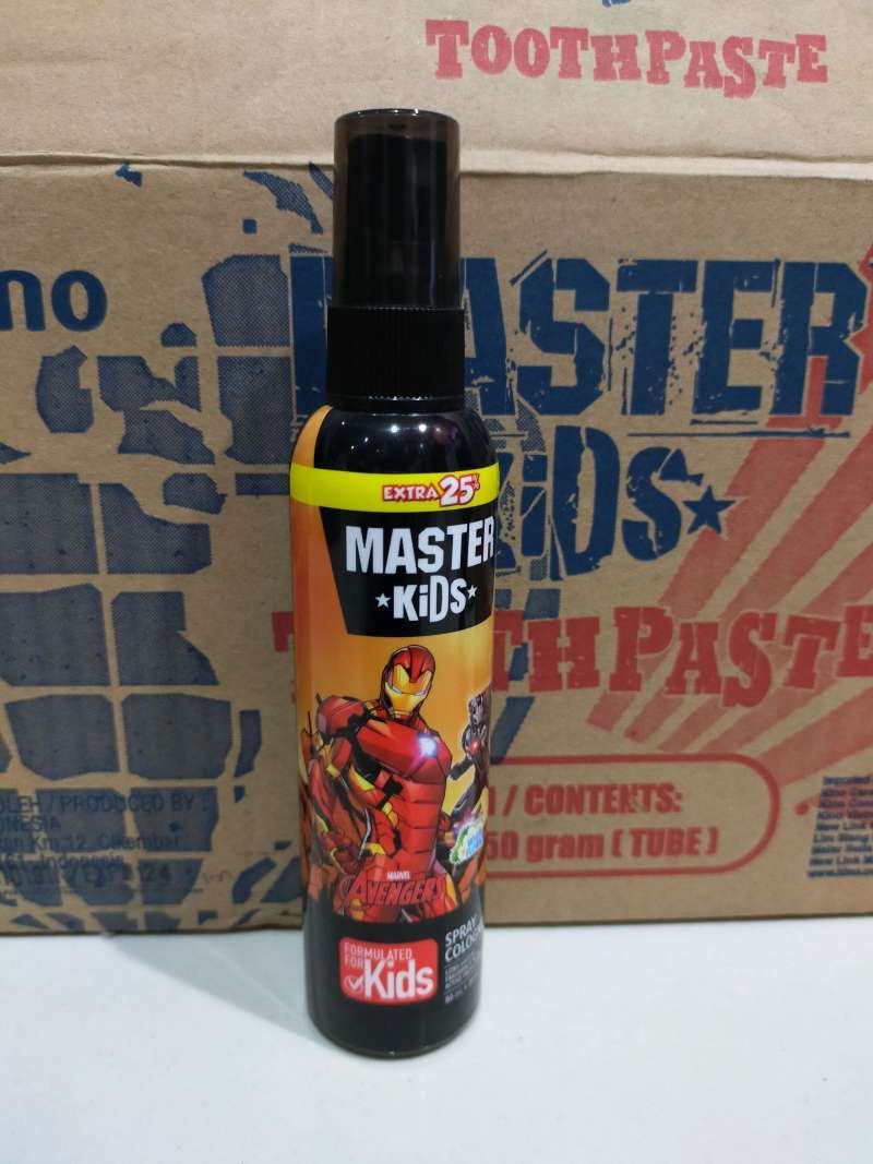 Jual Master Kids Iron Man Spray Cologne [100 mL/Bottle] di Seller Toko ...