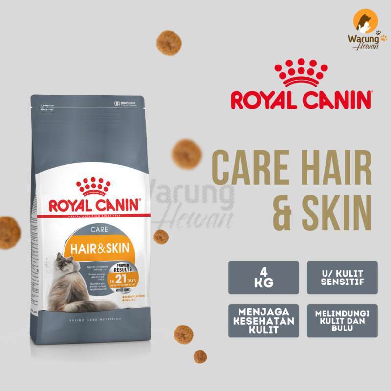 Jual Royal Canin Hair & Skin Makanan Kucing [4 Kg] Di Seller Warung ...