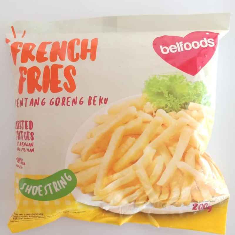 Jual BELFOODS Kentang Shoestring Makanan Beku [200 g] di Seller Neng ...