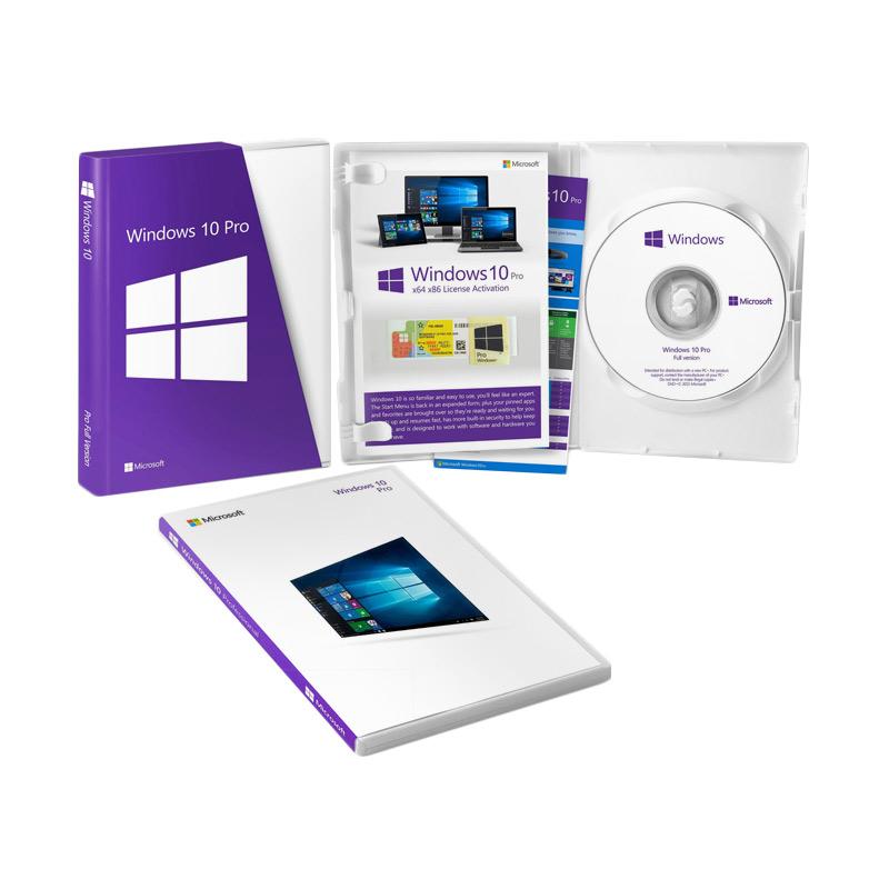 Jual Microsoft Windows 10 Professional 64bit Software [coa Lisensi ...