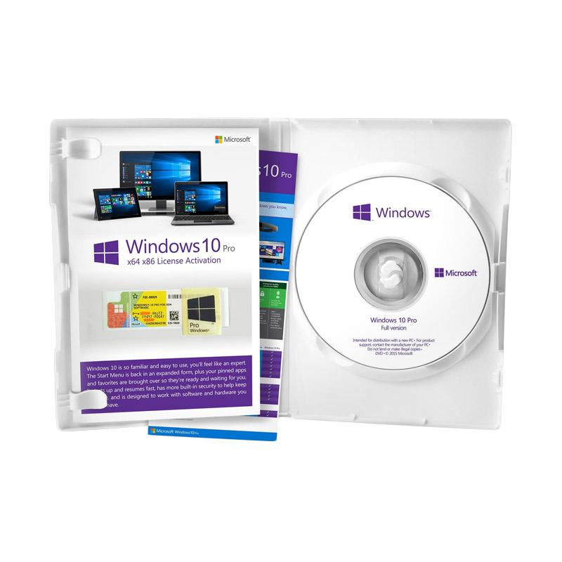 Jual Microsoft Windows 10 Professional 64bit Software [coa Lisensi ...