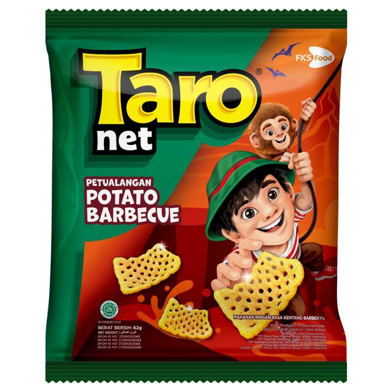 Jual Taro Net Potato Barbeque [70 g] di Seller Alfamidi Official Store ...