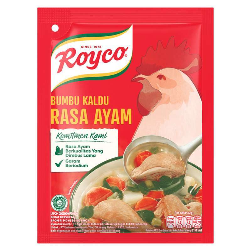 Jual Royco Bumbu Kaldu Penyedap Rasa Ayam 94 g di Seller Alfamidi ...