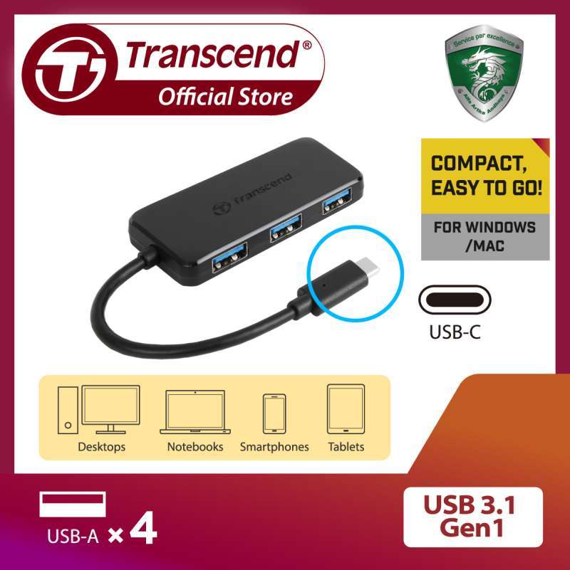 Jual Transcend HUB2C USB Hub di Seller Transcend Official Store ...