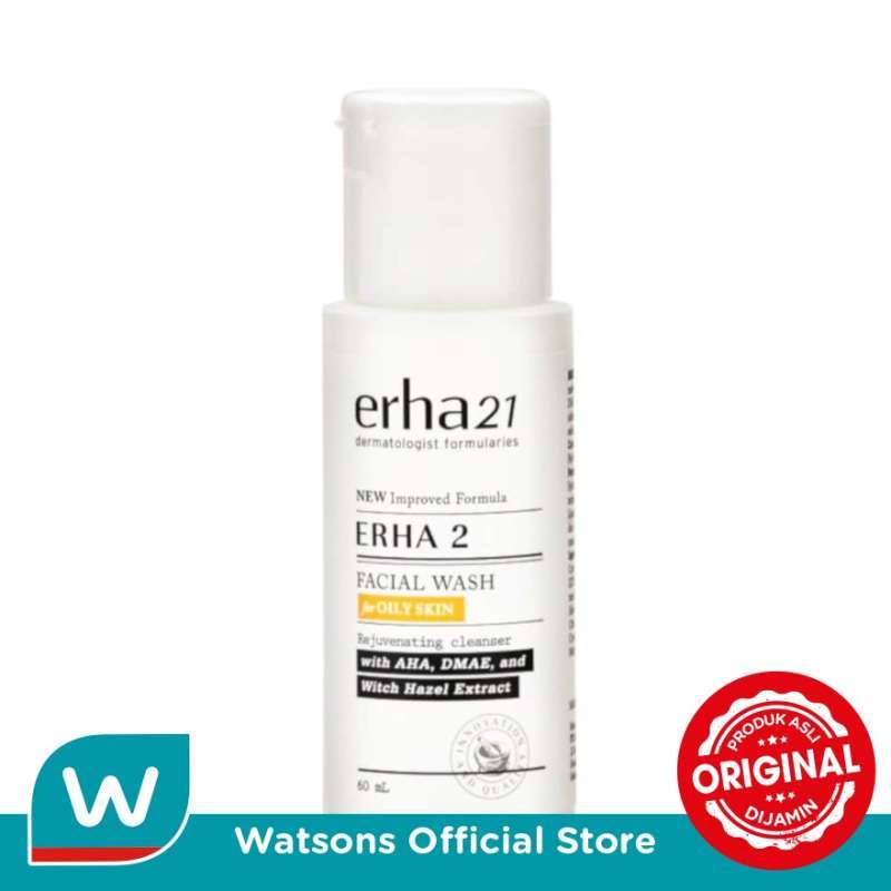 Jual ERHA21 Erha 2 Facial Wash for Oily Skin [60 mL] di Seller WATSONS ...