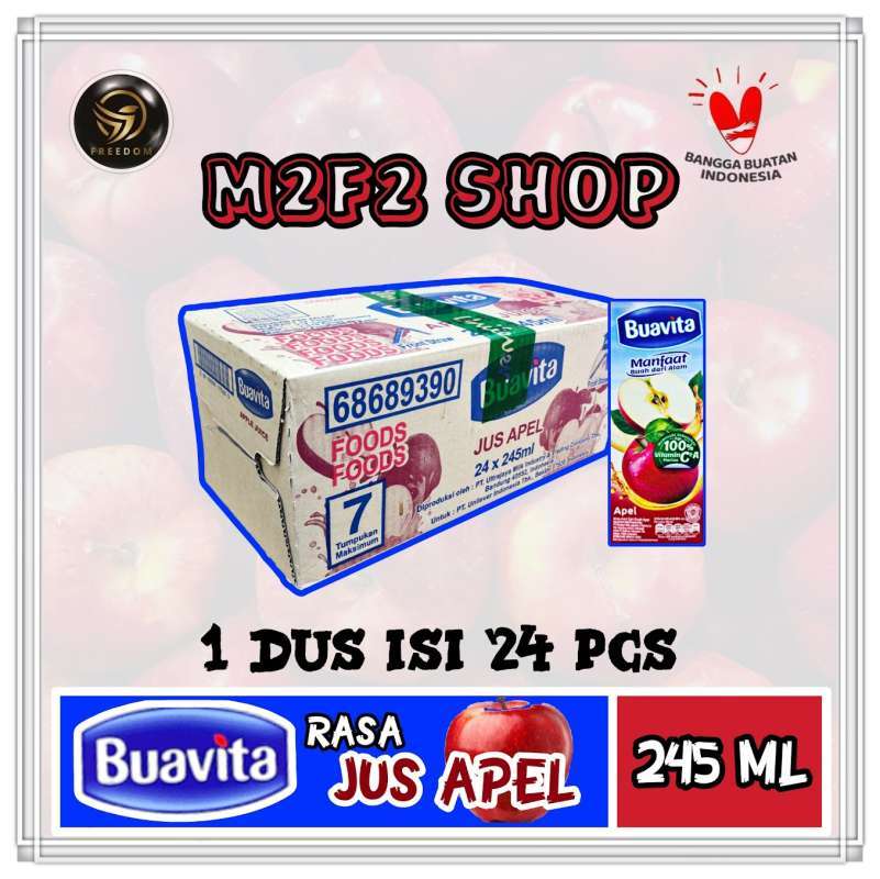 Promo Jus Buavita Rasa Apel Kotak | Juice Apple - 245 ml (Kemasan Karton) Diskon 14% di Seller ...