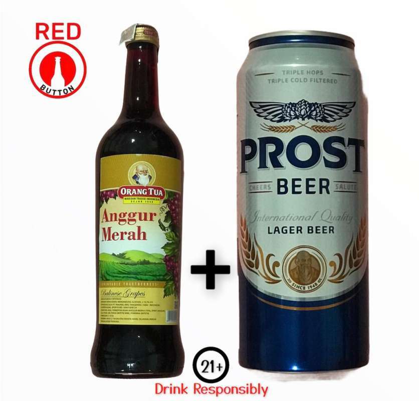 Jual Paket Anggur Merah Gold Orang Tua + Prost Kaleng Besar di Seller ...