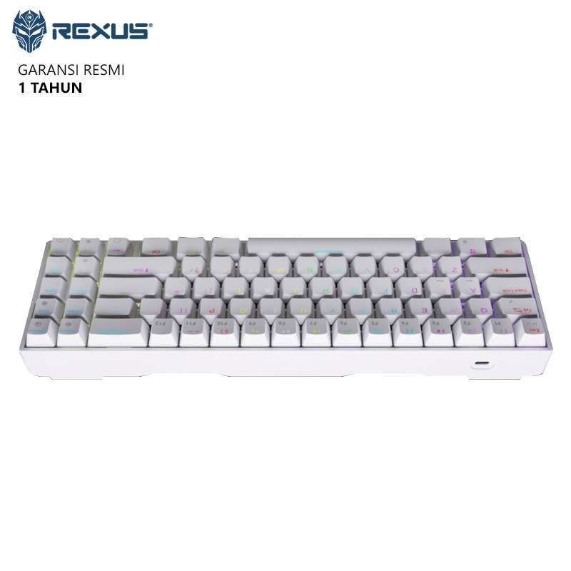 Jual Rexus Daxa M71 Classic Keyboard Gaming Mechanical - Putih, Brown ...