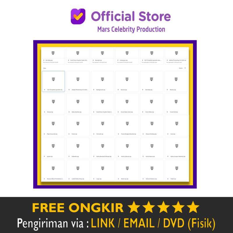 Jual Bundle Template Usaha Percetakan Design Promosi Logo Undangan Font ...