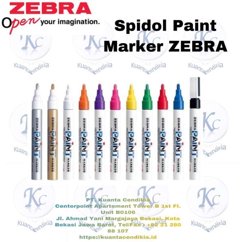 Jual Spidol Paint Marker ZEBRA di Seller Toko KuantaCendikia ...