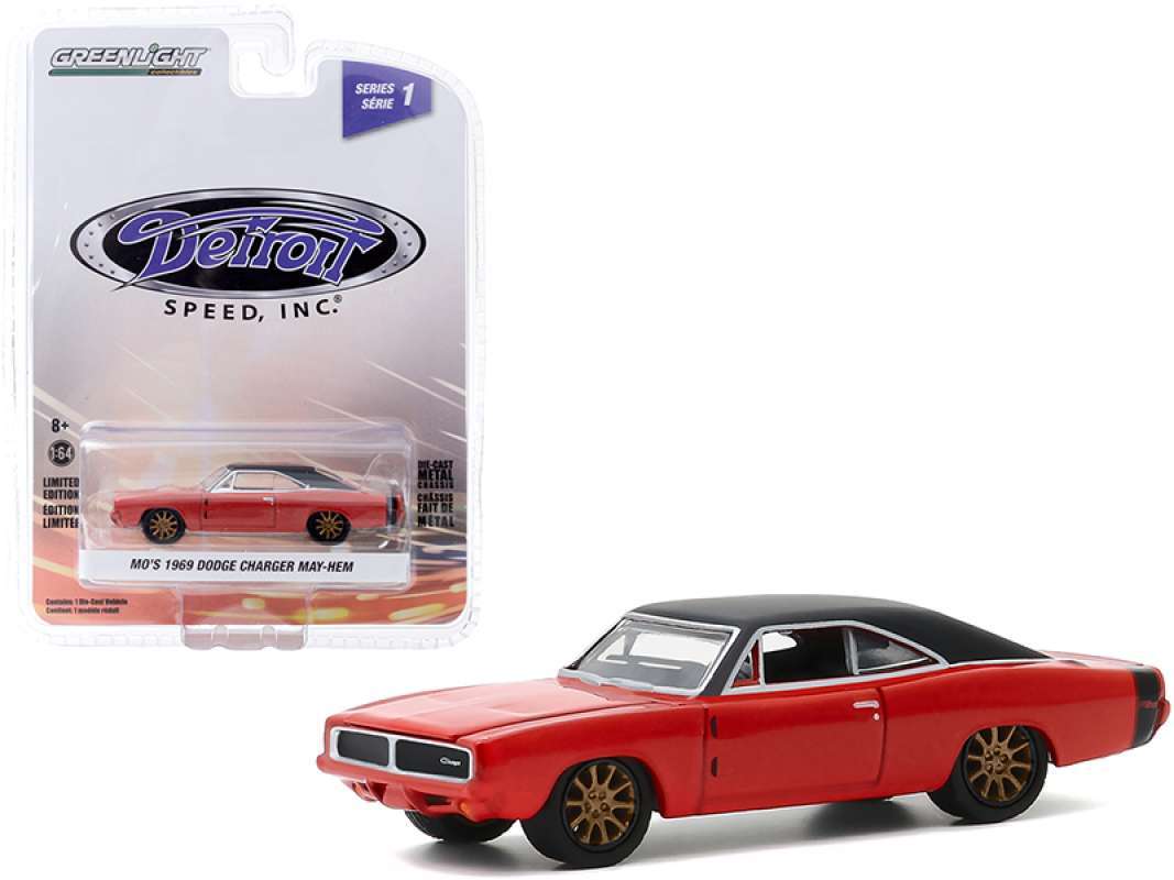 Jual 1969 Dodge Charger May-Hem (Mo\'s) Red with Black Top and Copper ...