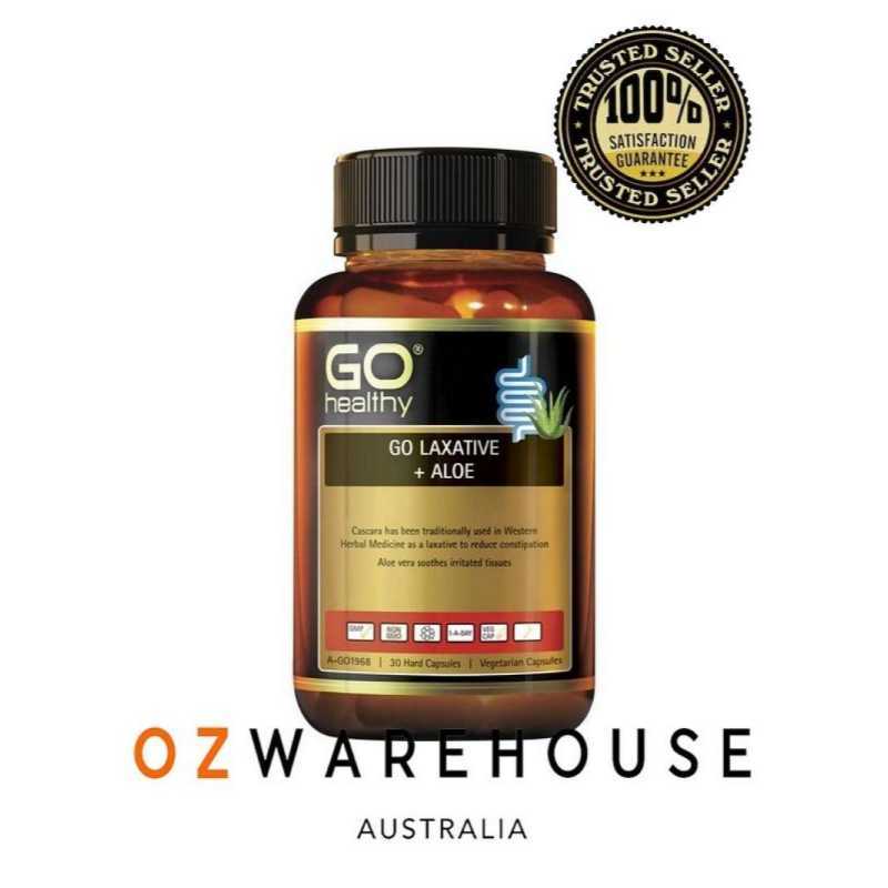 Jual GO Healthy Laxative+Aloe 30 Vege Capsules Exclusive Size di Seller ...