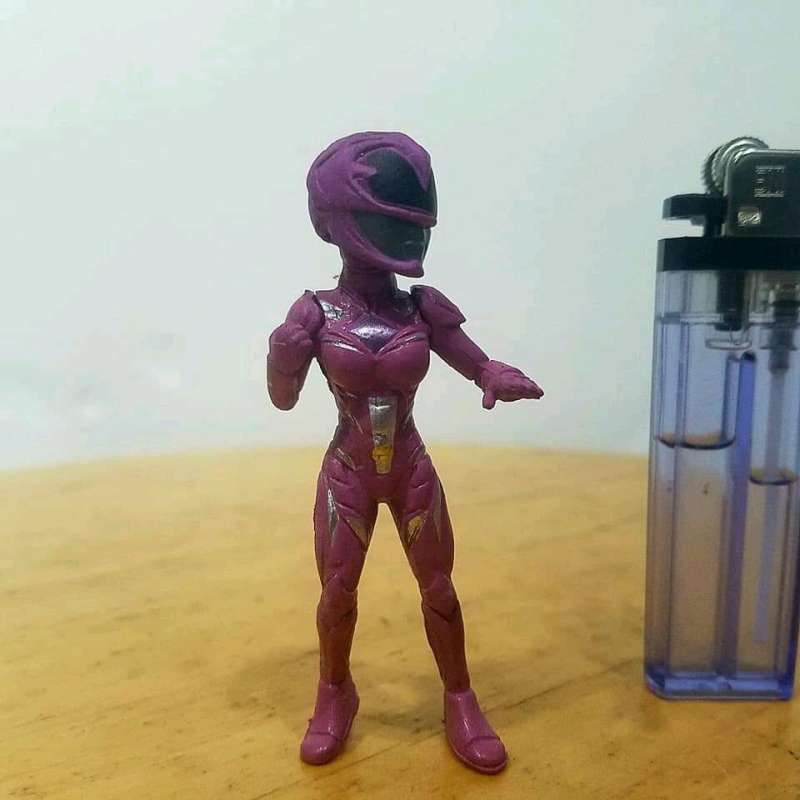 Jual Mainan Statue Figure Power Ranger Pink Mmpr Mighty Morphin Power ...