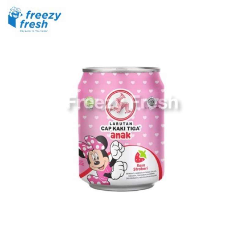 Jual Minuman Larutan Cap Kaki Tiga, Rasa Straw 250m Di Seller Freezy ...
