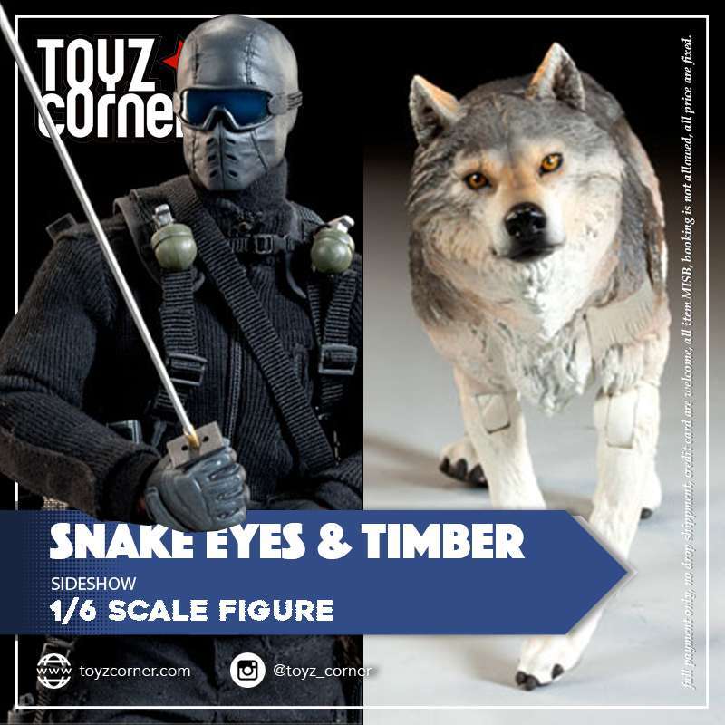Jual Sideshow 1/6 Scale FIgure - G.I. Joe Snake Eye & Timber di Seller ...