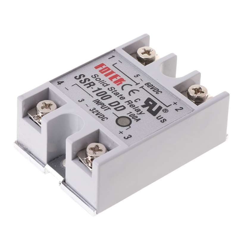 Jual SSR-100 DD Solid State Relay Module 100A 3-32V DC Input 5-60V DC Output Relay di Seller ...
