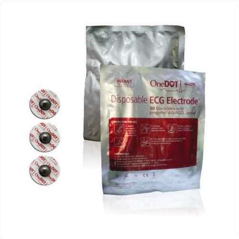 Promo Onemed Onedot Ecg Electrode Anak Pak Isi 50 Diskon 50% Di Seller ...