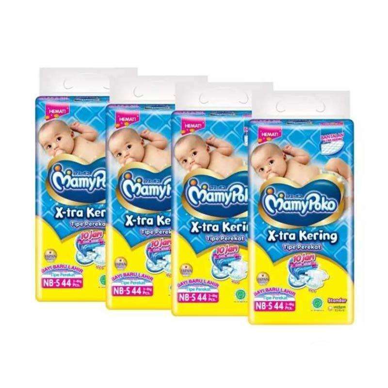 Jual MamyPoko Popok Tape Open Standar NB-S 44 Karton Isi 4 Pack di ...