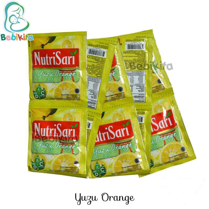 Jual NutriSari Minuman Serbuk Instan Rasa Yuzu Orange - Minuman Segar ...
