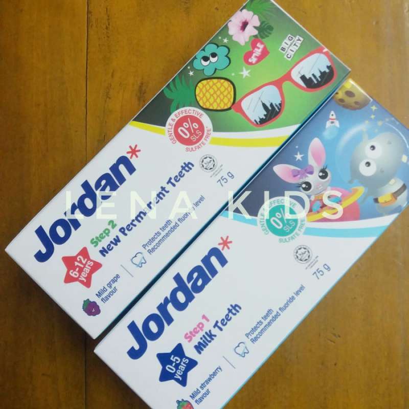Jual Odol jordan-pasta gigi jordan-pasta gigi anak bayi - Step Dua di ...