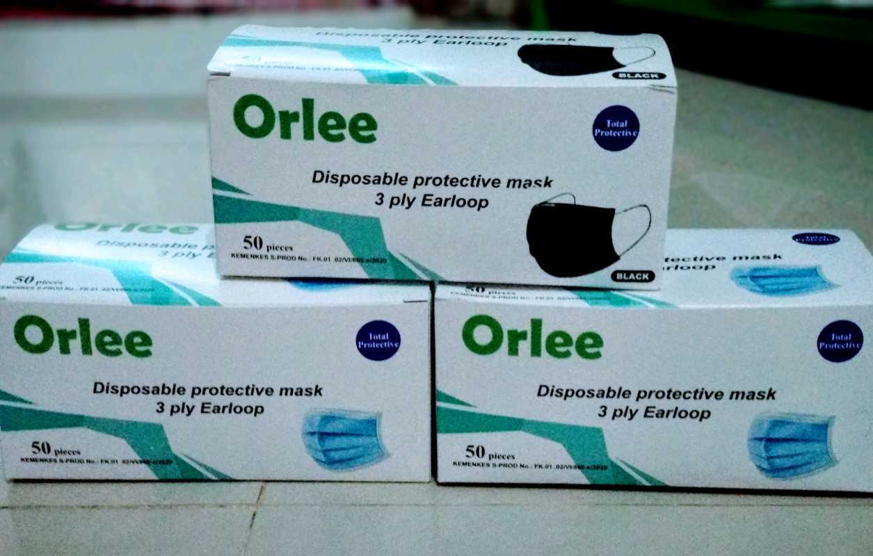 Jual Masker Orlee 3ply, Isi 50 Pcs Di Seller Diasyaara10 - Ratujaya ...