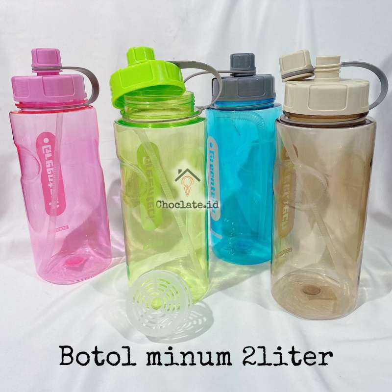 Jual Botol Minum Jumbo 2liter Hight Quality Tebal Tinggi 30cm Lebar ...
