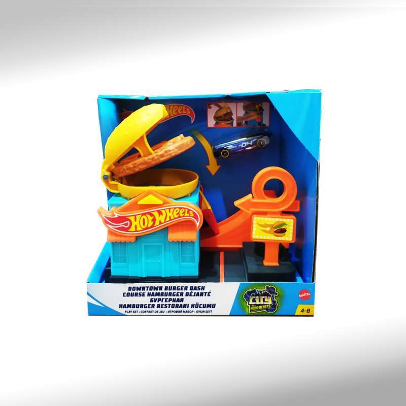 Jual Hot Wheels HotWheels Downtown Burger Dash Playset di Seller Micmax ...