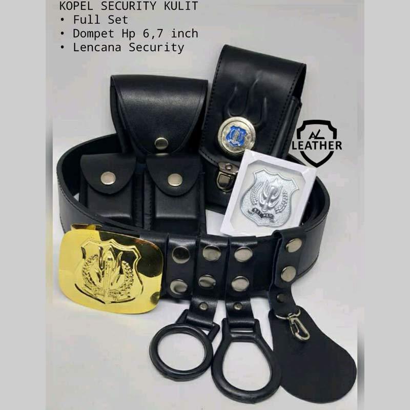 Promo Sabuk Kopel Security Kulit Diskon 15% Di Seller Al Leather ...