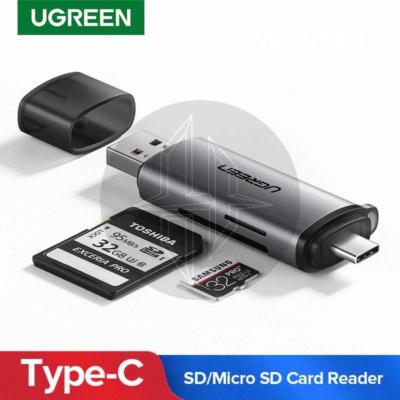 Jual UGREEN 50706 2in1 USB Type C USB A 3.0 TF SD Card Reader OTG di Seller HimTech Official ...