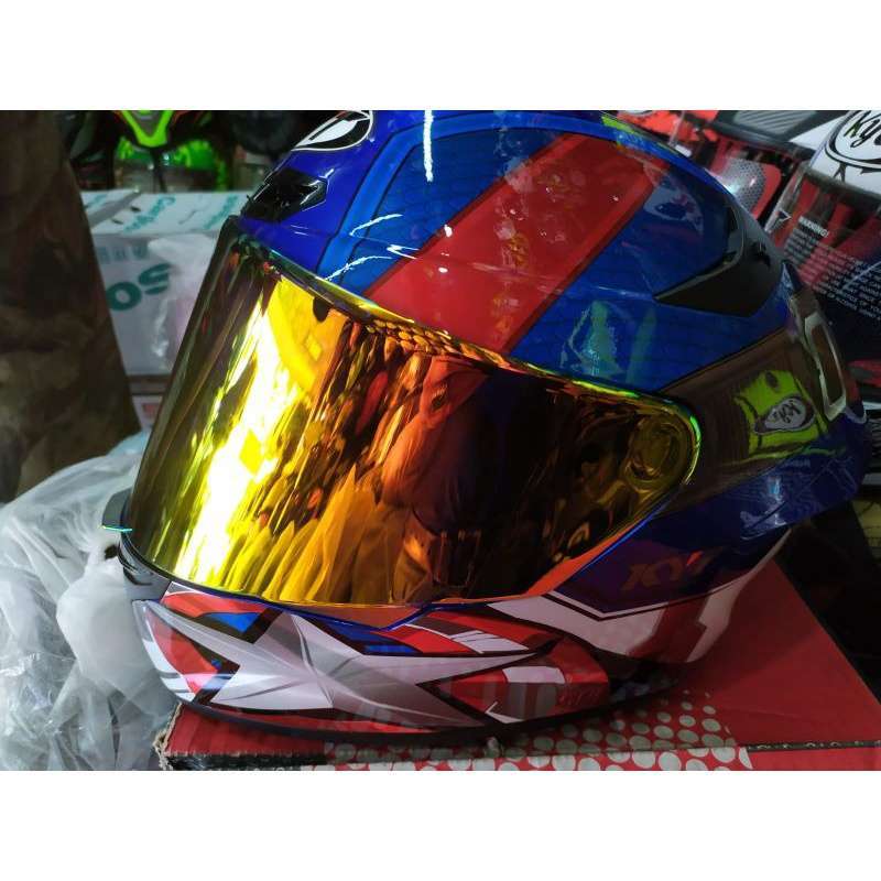 Jual Kyt Tt Course Visor Red Gold High Quality Lebih Tebal Dari Visor ...