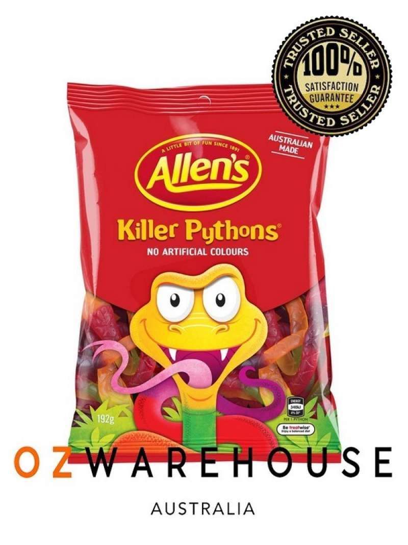 Jual Allen's Killer Python Jelly Lolly Bag 192g di Seller Ozwarehouse ...