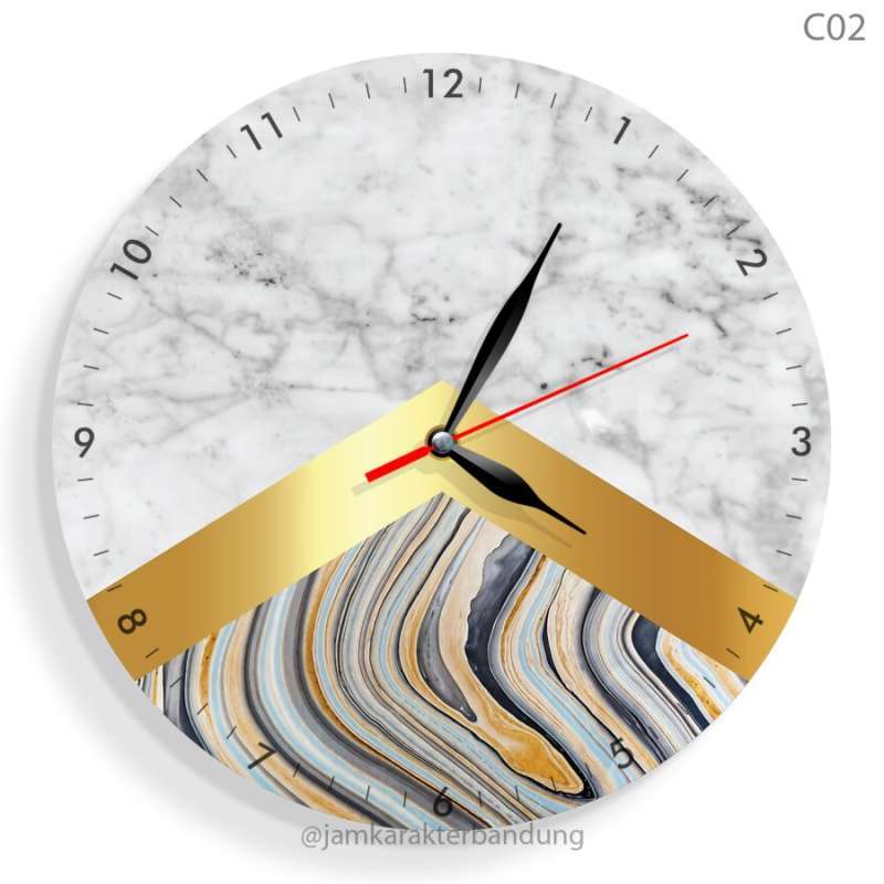 Jual Jam Dinding Minimalis Kayu Custom Scandinavian Retro Vintage C ...