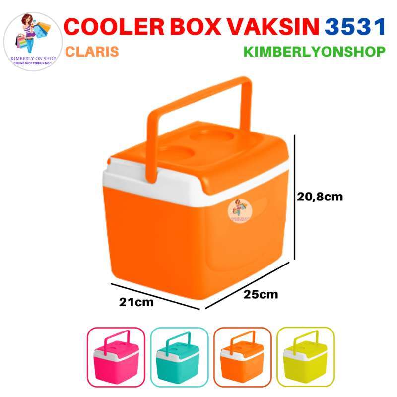 Jual Cooler Box Vaksin Vaccine Cool Box Vaksin 5,5 Liter 3531 Claris ...