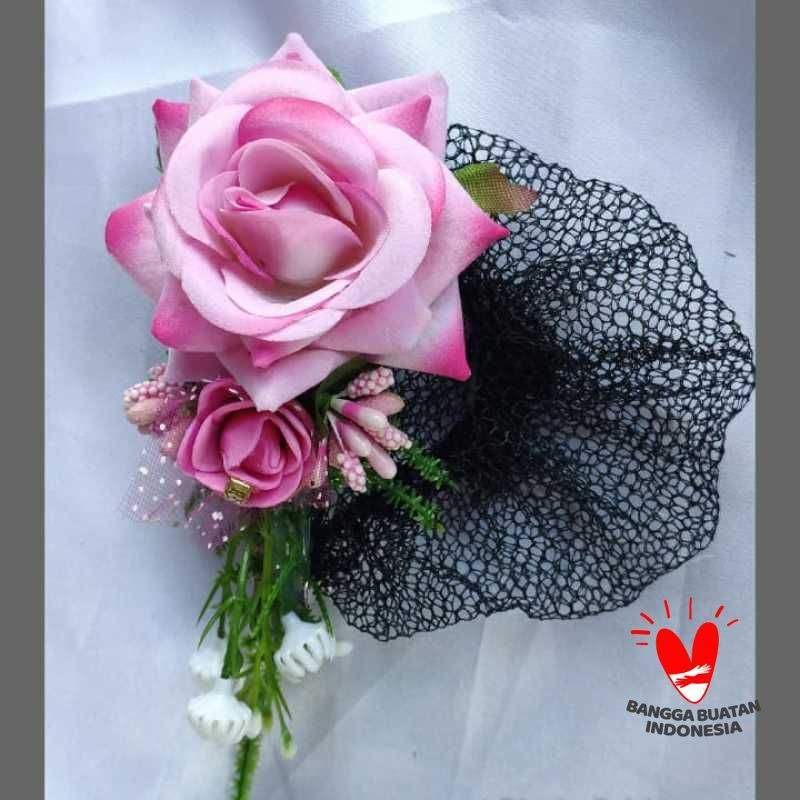 Bunga Mawar Pink Cantik