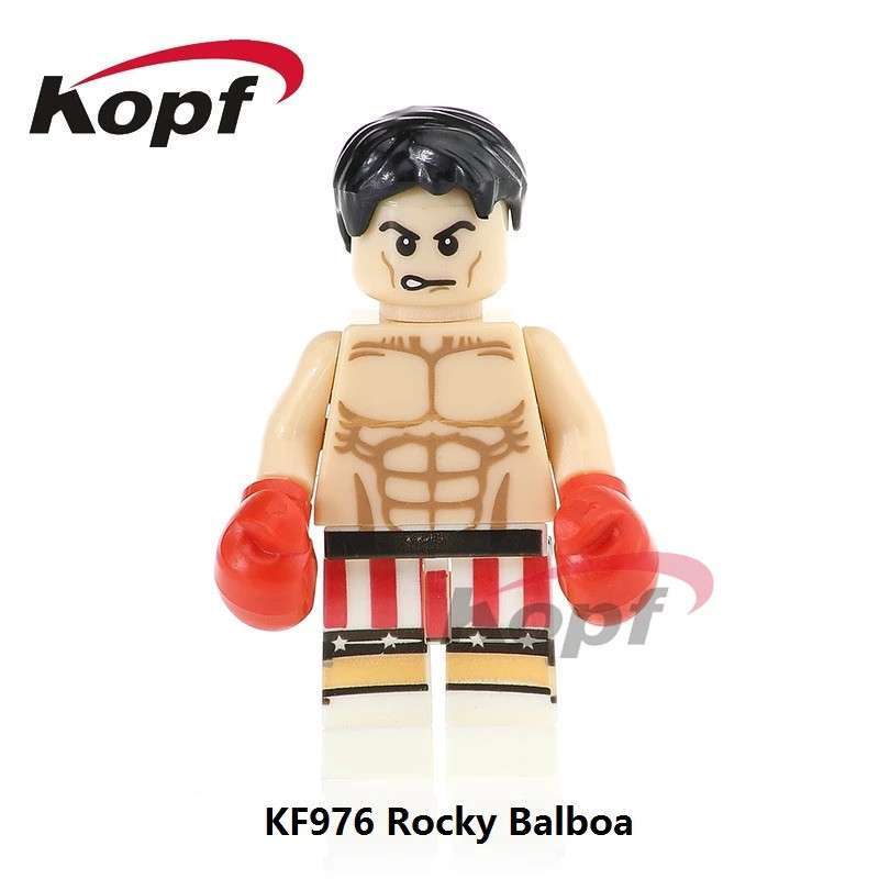 Jual Rocky Balboa KF976 Movie Fighter Boxing Minifigure Brick Limited ...