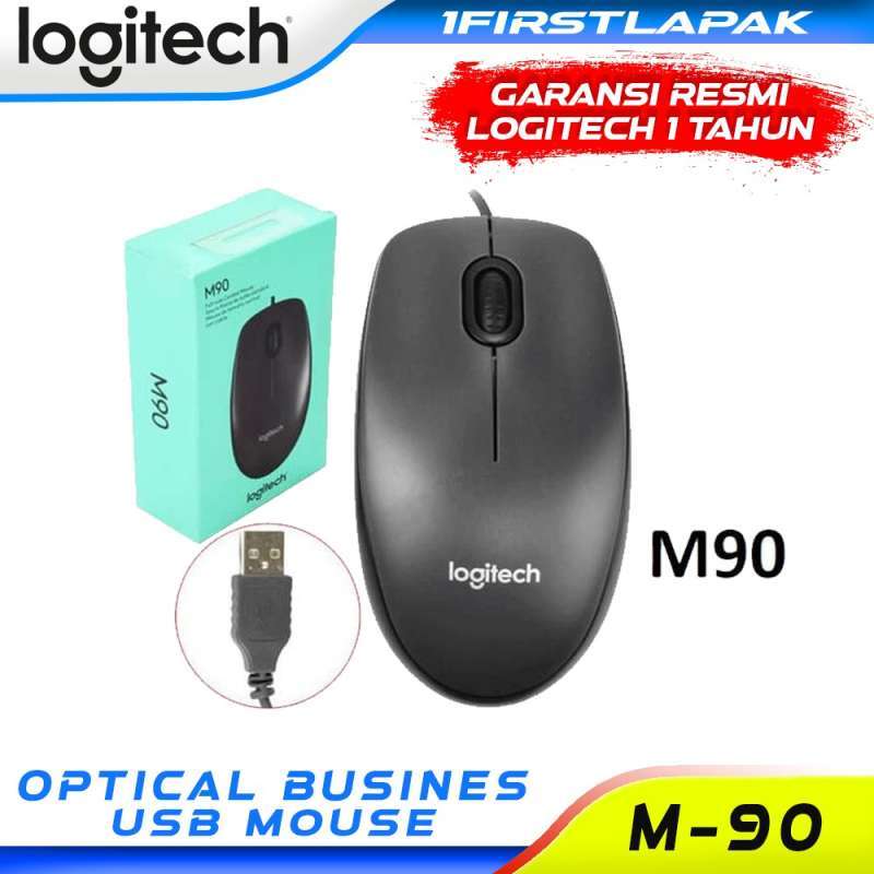 Promo Logitech M90 Optical USB Mouse Kabel Original Mouse Logitech ...