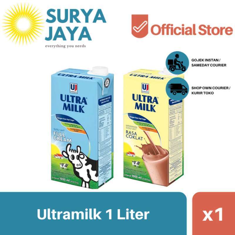 Jual Susu Ultramilk Ultra 1 Liter Termurah - Harga Grosir Terupdate Hari Ini | Blibli