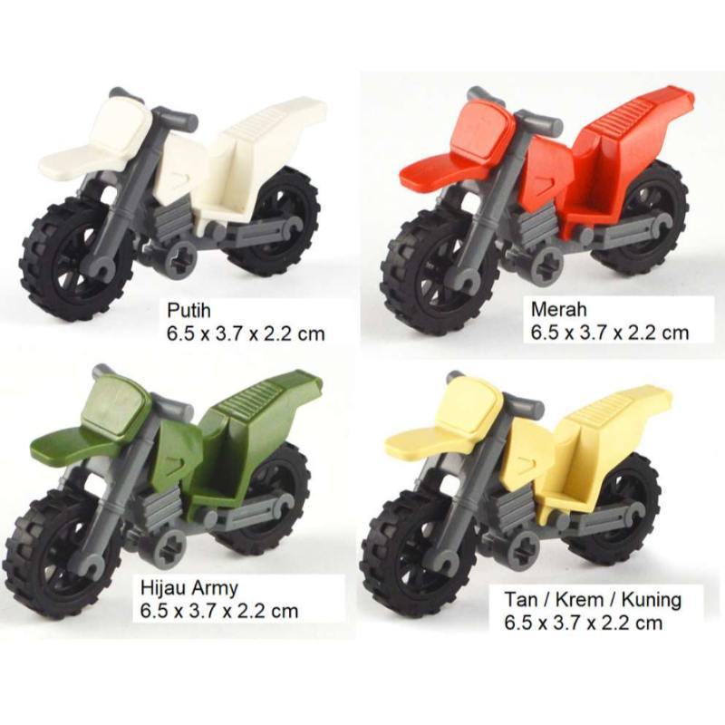 Jual Lego Motor Trail Off Road Balap City Mainan Anak Brick Minifigure ...