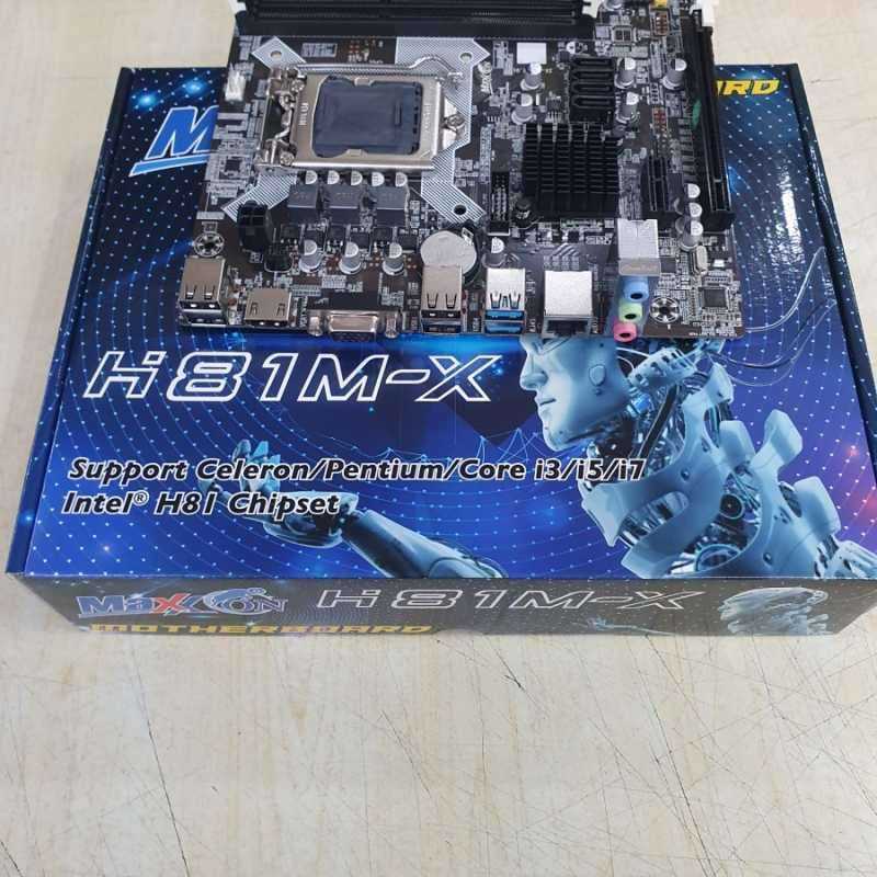 Promo Mainboard Maxx On H81m-x Chipset H81 Haswell Socket 1150 Diskon ...